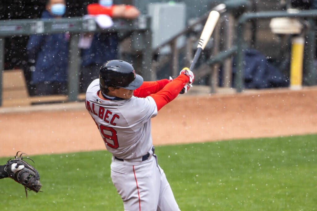 Red Sox’ Bobby Dalbec goes 2-for-3 with 2 hard-hit RBI doubles in ...