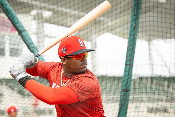 Red Sox prospect Yoeilin Cespedes taking swings after undergoing hand ...